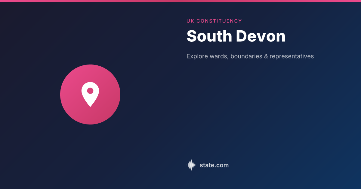 South Devon | UK Constituency | State